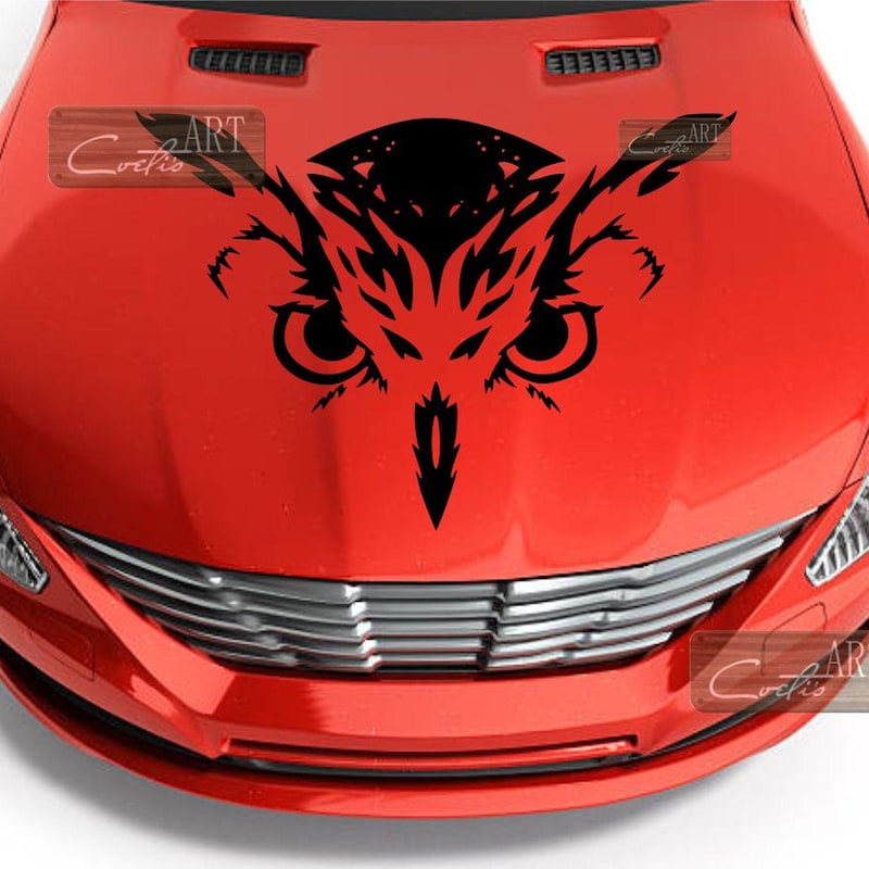 Owl Car Decal - Etsy