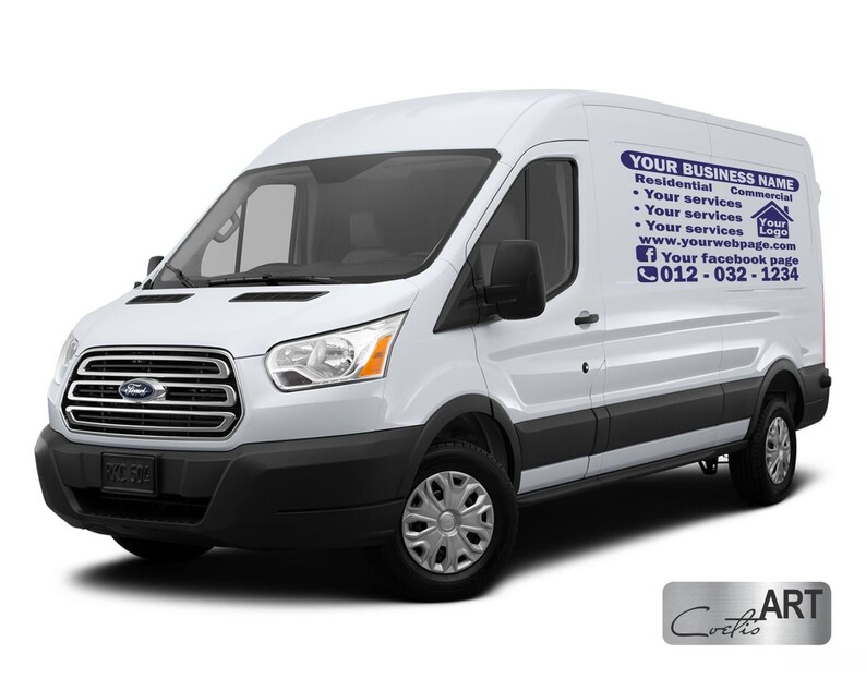 Custom Vinyl Decal lettering for Van Truck Camper Caravan | Etsy