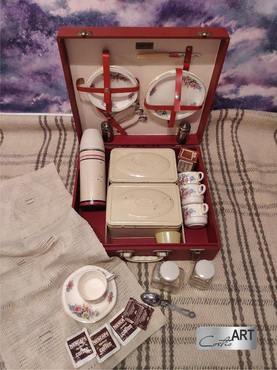 Rare Vintage 1950s Brexton Picnic Set: Retro Camping,… - Gem