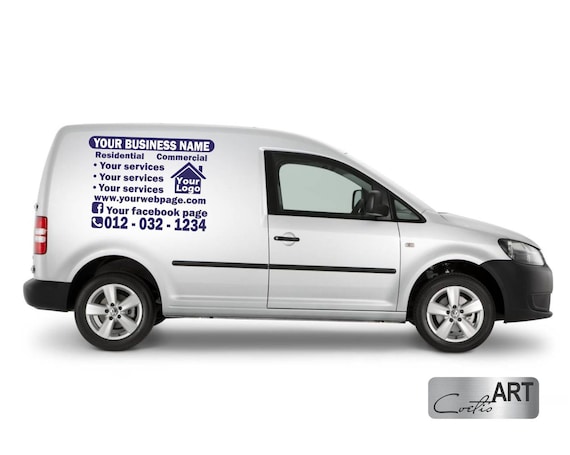 Custom Vinyl Decal lettering for Van Truck Camper Caravan | Etsy