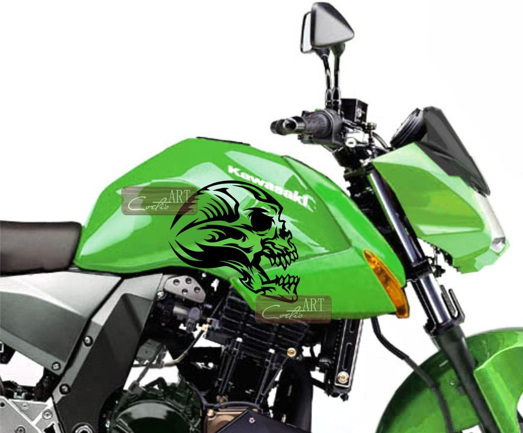X2 Skulls Stickers Motorcycle Car 28 Colours Available Sport ...