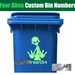 Alien Area Custom Personalized Number Wheelie Bin Stickers - Etsy