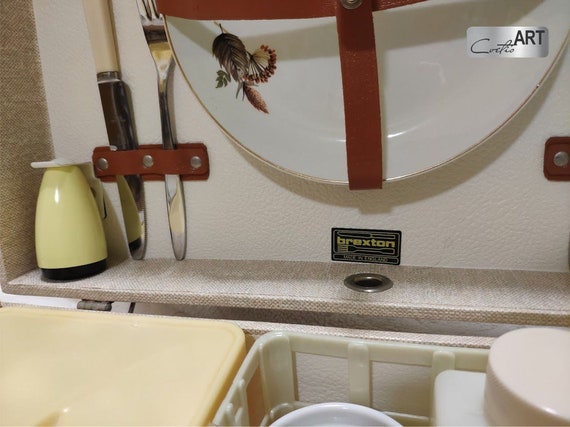 1950s/1960s Brexton picnic set for two, Suitcase, Old… - Gem
