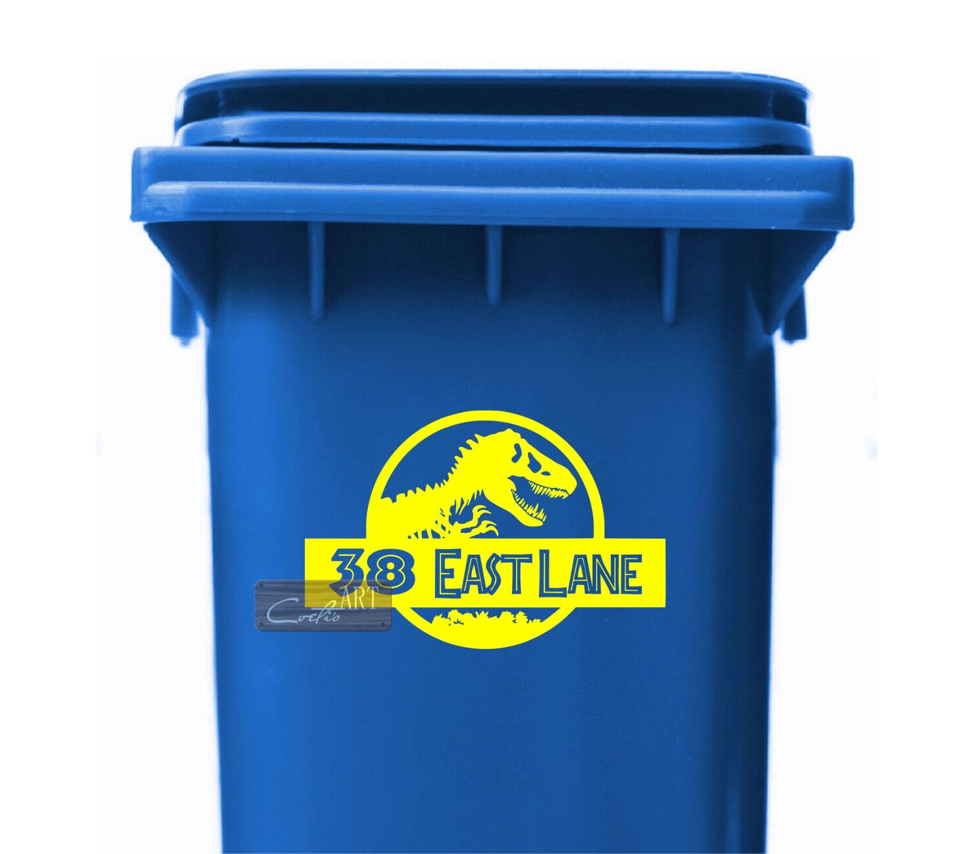 Dinosaur Wheelie Bin Number Decal Sticker Home D cor Wall Decals dinosaur-wheelie-bin-number-decal-sticker-home-d-cor-wall-decals
