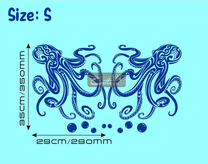 Octopus With Bubbles Sticker Car Van Stickers Truck Camper - Etsy