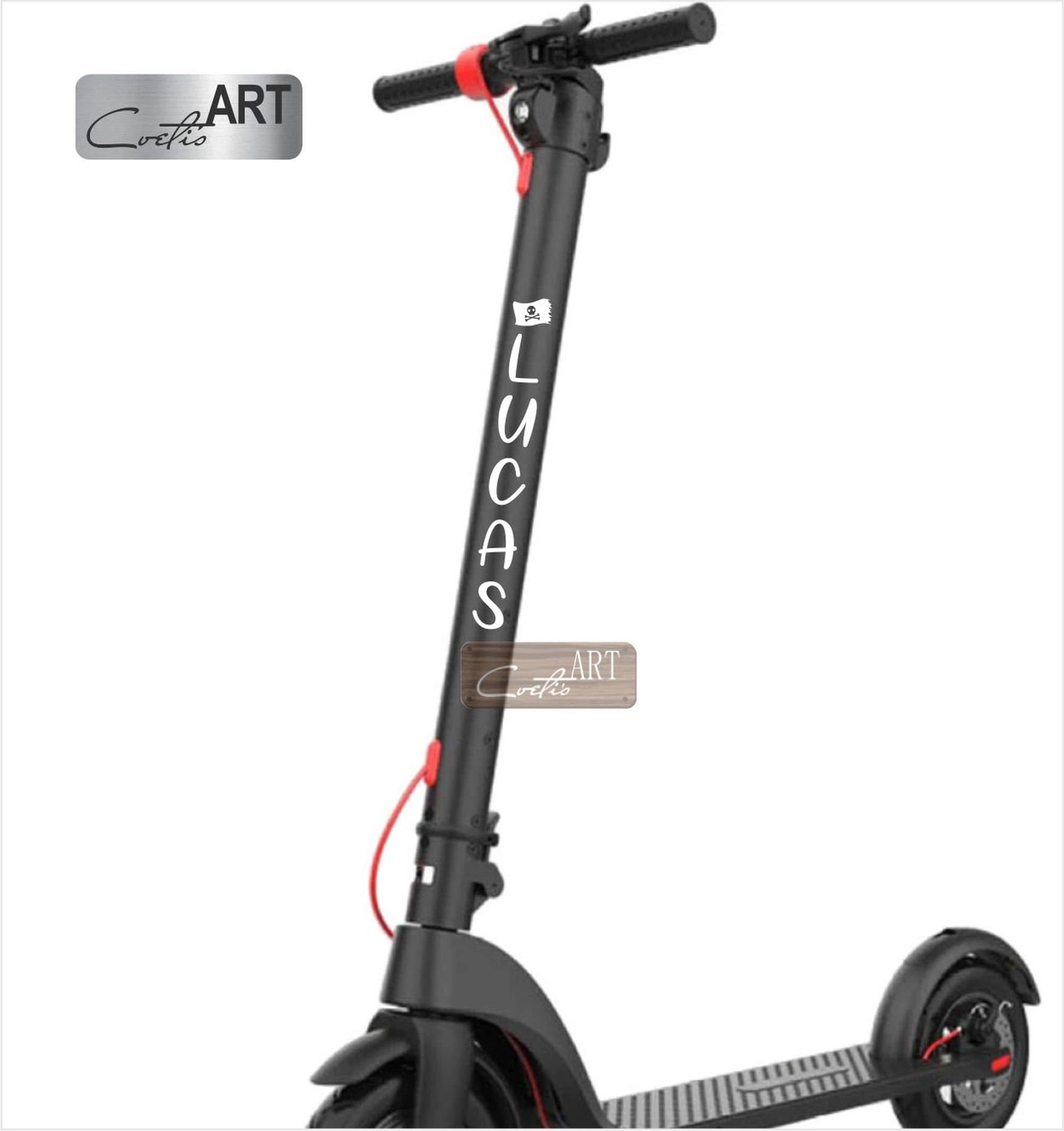 District Scooter Stickers