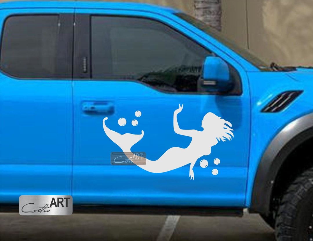 Mermaid Siren Nymph Sticker Car Van Stickers Truck Camper Caravan ...