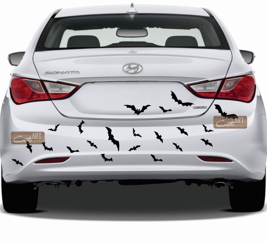 Set 21pcs BATS Stickers Bike Motorcycle Scooter Car Stickerсs Window ...