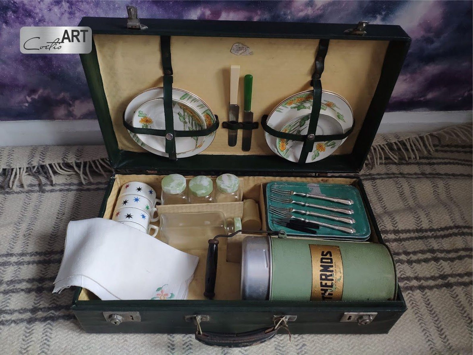 Rare Vintage 4 Person Brexton Picnic Set 1920s/1930s Retro | Etsy