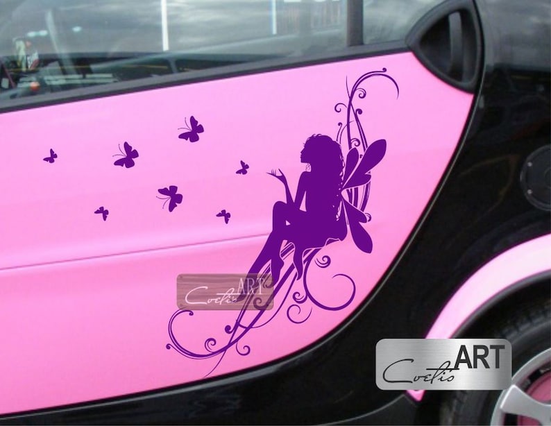 X2 Large Fairies Fairy Butterflies Elf Car Sticker Van Camper | Etsy
