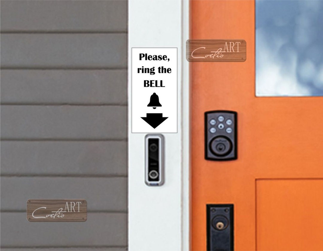 Custom Please Ring the BELL: Sticker Decal Vinyl, 28 Colours Available ...