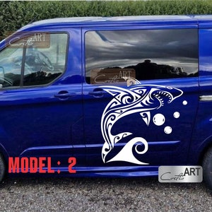 Set A Shark Bubbles Sticker Van Truck Camper Juip Decal Vinyl Choice ...