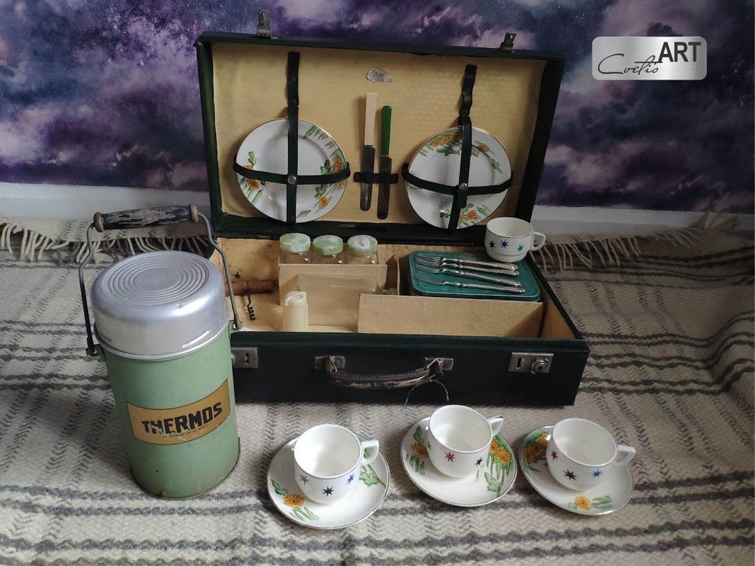 Rare Vintage 4 Person Brexton Picnic Set 1920s/1930s Retro Camping ...