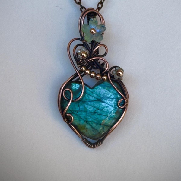 Wire Wrapped Heart - Etsy