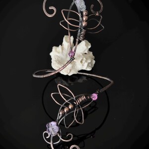 Moth Ankle Bracelet for Women Boho, Wire Wrapped Butterfly Anklet ...