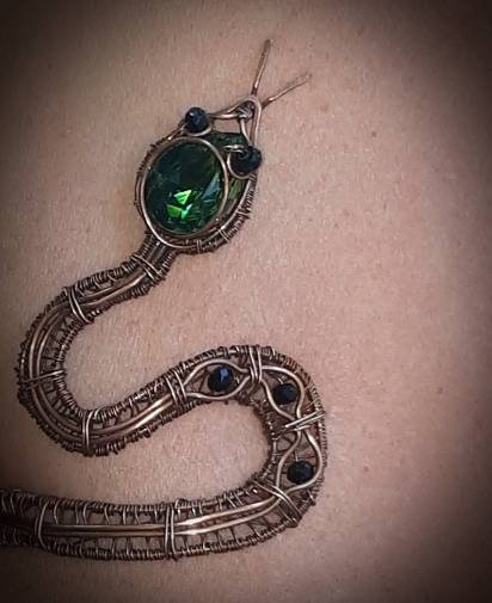 Anklets for Women Boho Snake Anklet Wire Wrapped Copper - Etsy