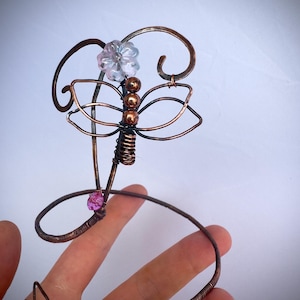 Moth Ankle Bracelet for Women Boho, Wire Wrapped Butterfly Anklet ...