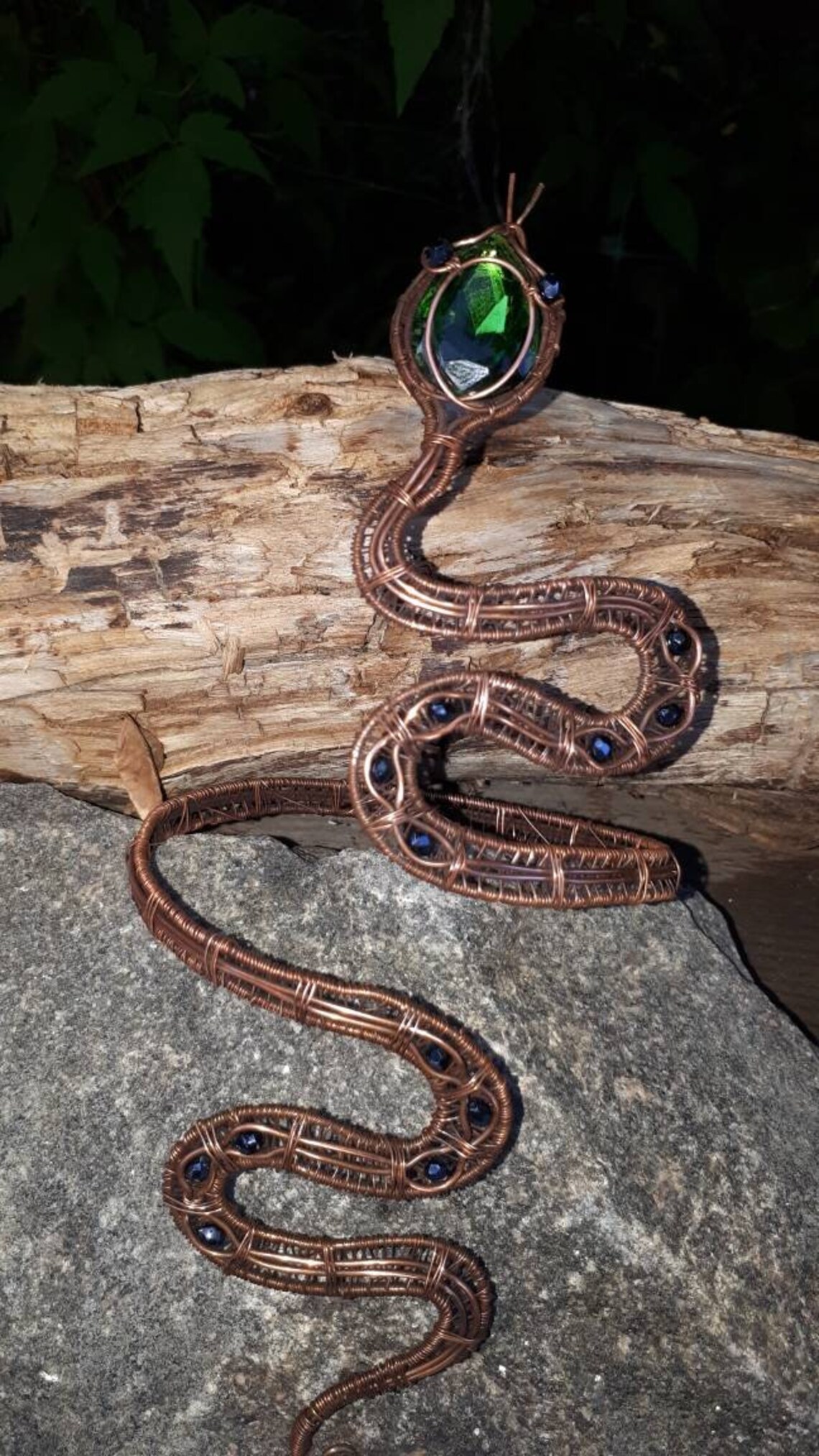 Anklets for Women Boho Snake Anklet Wire Wrapped Copper - Etsy