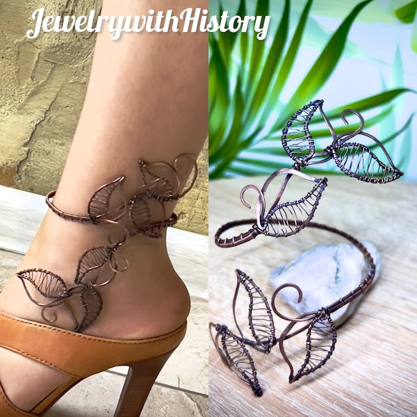 Copper Anklet for Woman - Etsy