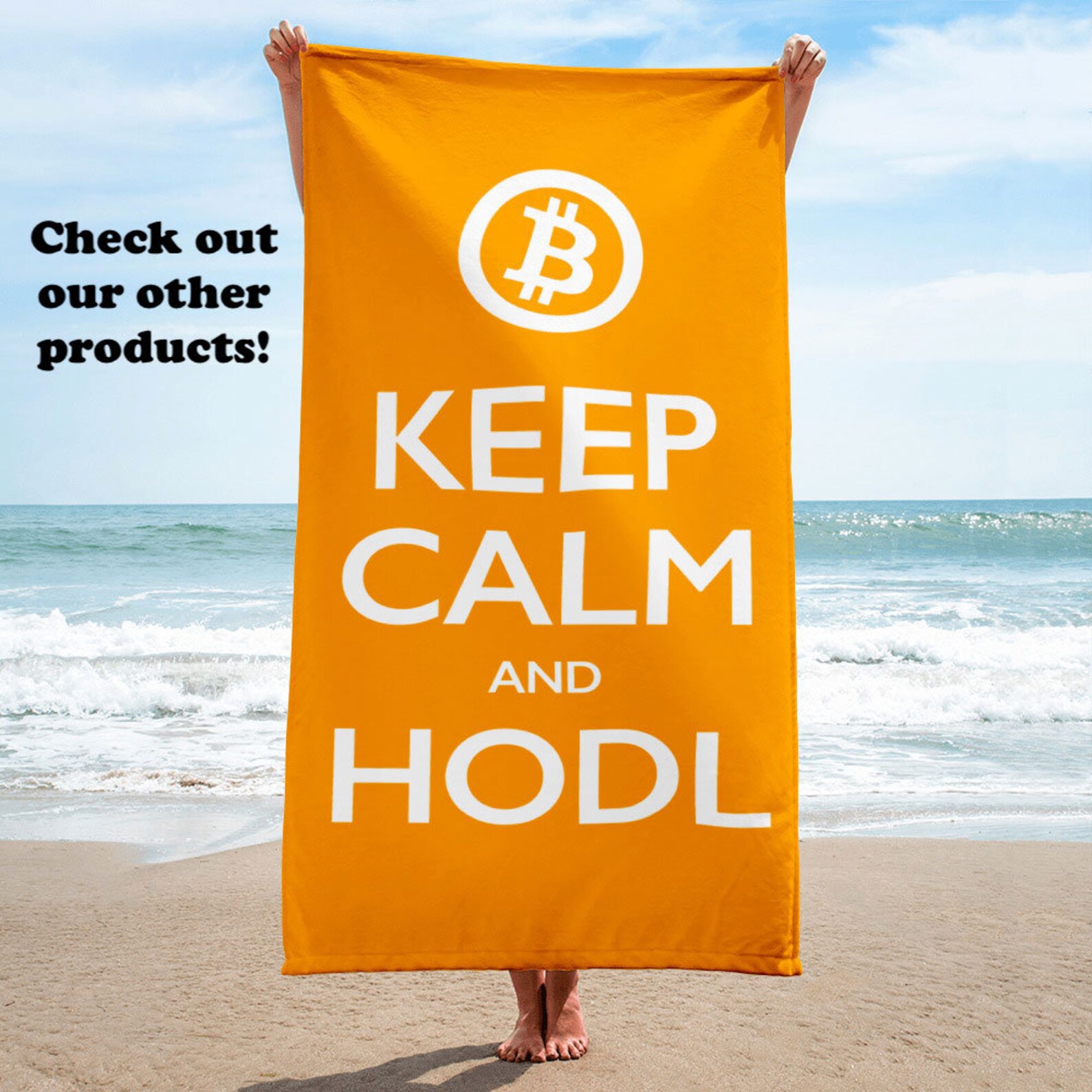 Embroidered Bitcoin Shirt, Fun Gift for Crypto Traders, Orange Bitcoin ...