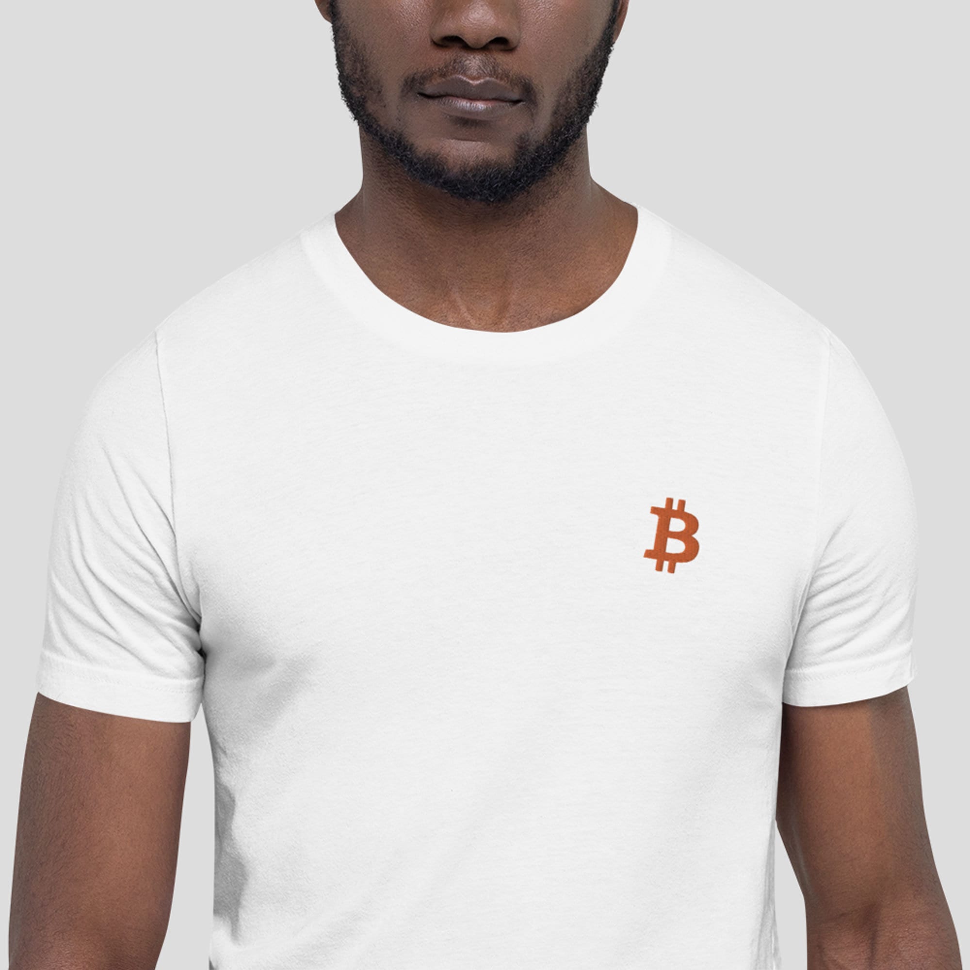 Embroidered Bitcoin Shirt, Fun Gift for Crypto Traders, Orange Bitcoin Symbol - Etsy Canada