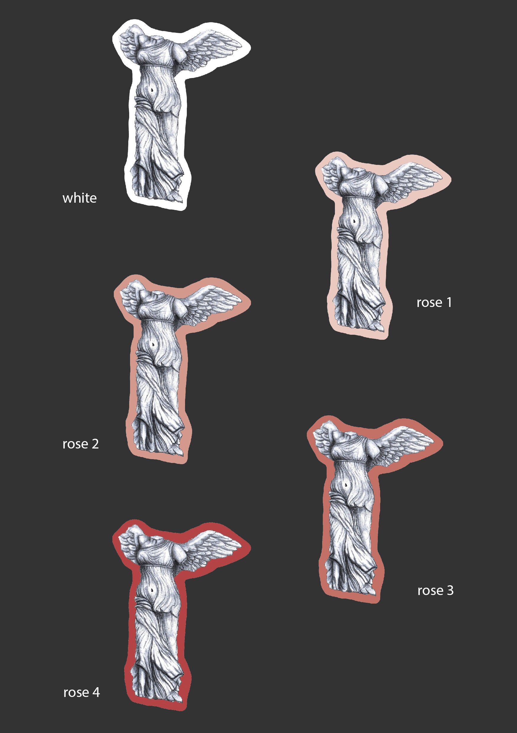 Goddess Nike Waterproof Vinyl Stickergreek Mythology Stickerdie Cut ...