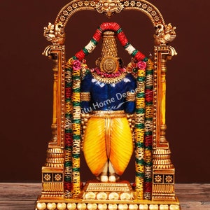 Tirupati Balaji Idol - Lord Vishnu - Form of Vishnu - Venkata Statue ...