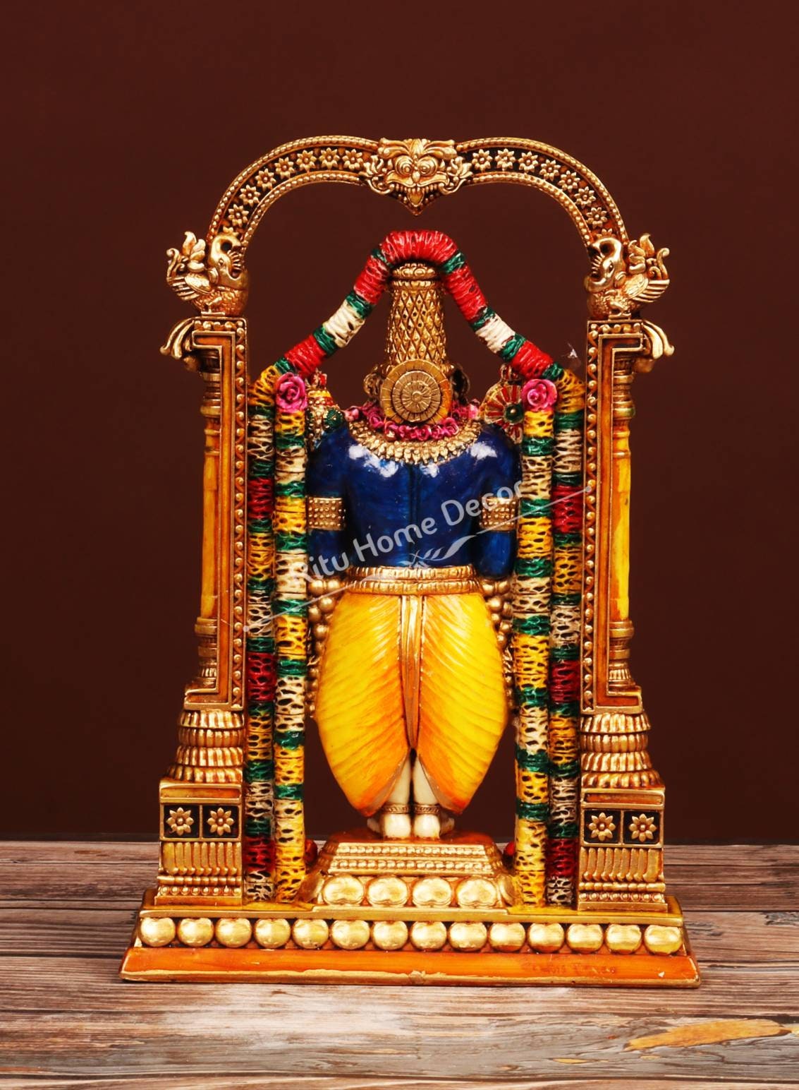 Tirupati Balaji Idol - Lord Vishnu - Form of Vishnu - Venkata Statue ...