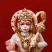Hanuman God Statue, Brown Painting Rambhakta Hanuman Idol, God of Power ...