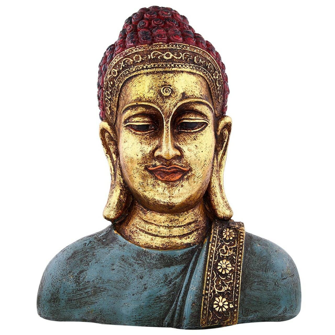 Lord Buddha Head Bust Polyresin Antique Finish Gautam Buddha - Etsy