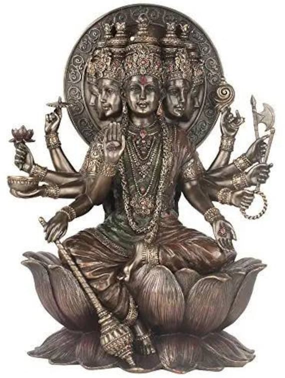 Maa Gayatri Statue Gayatri Goddess Idol Persona of Gayatri - Etsy