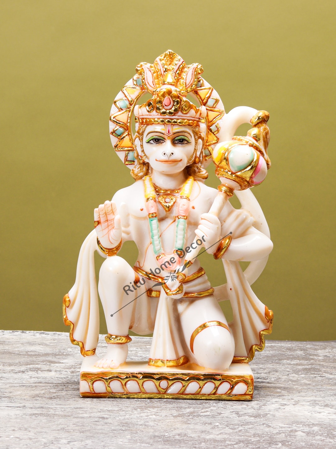 Hanuman God Statue, Rambhakta Hanuman Idol, God of Power, Bajrang Bali ...