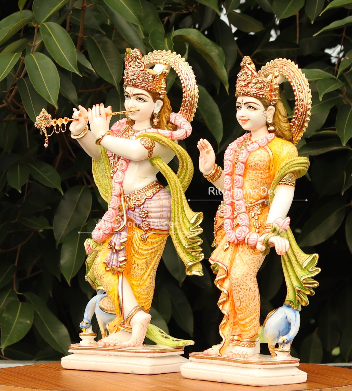 Radha Krishna Statue Radhika Madhav Deity Gopal Gopi - Etsy