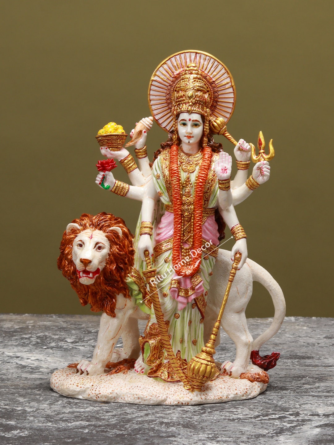 Durga Goddess Statue Maa Jagdamba Sculpture Devi Shakti Deity Ma Ambika ...