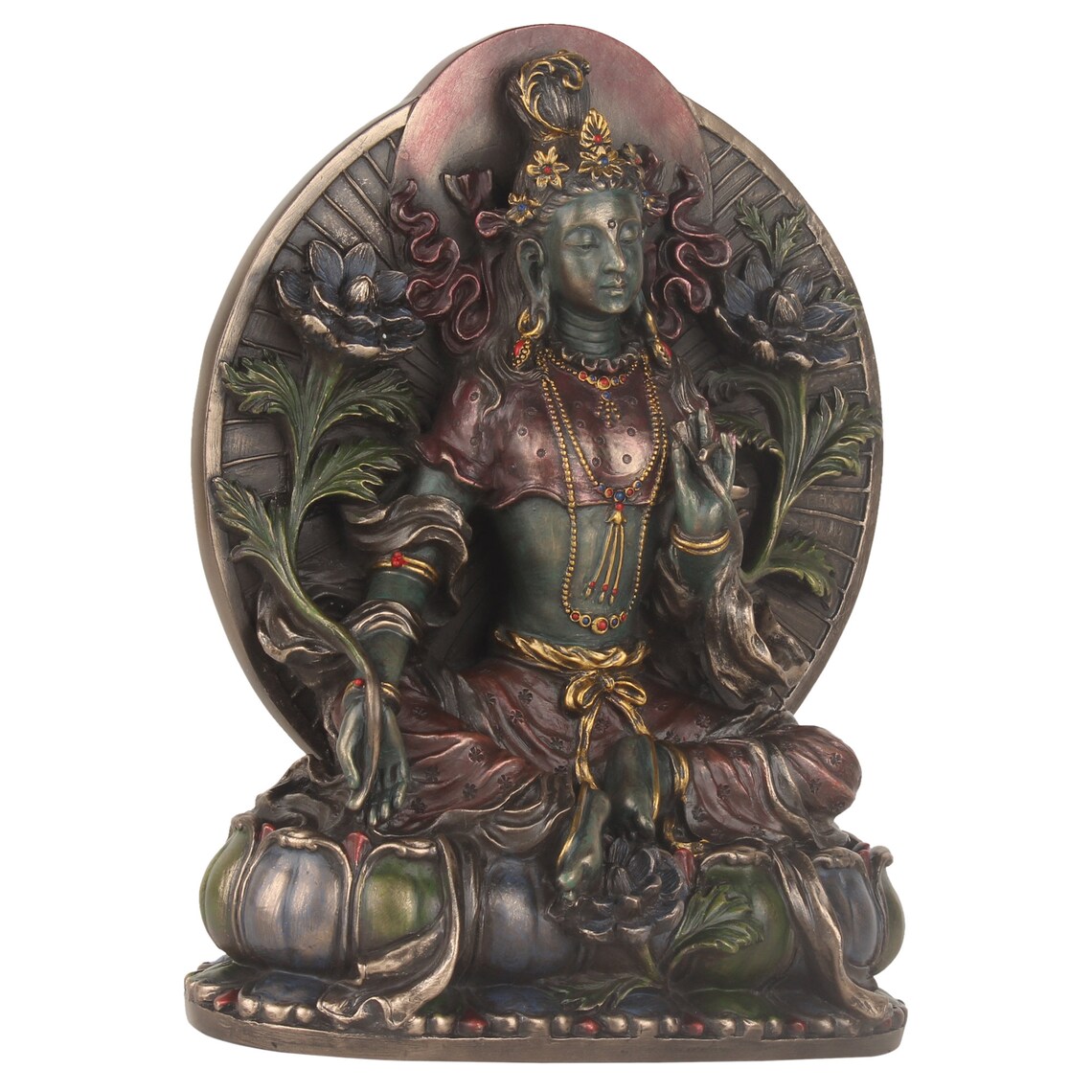 Goddess Tara Statue 8 Female Buddha Idol Tibetan God - Etsy