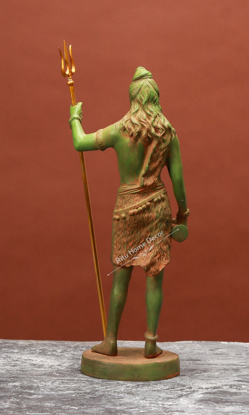 Lord Shiva Statue - 20"inch Tall Standing Shiv Idol - Siva - Mahadev ...