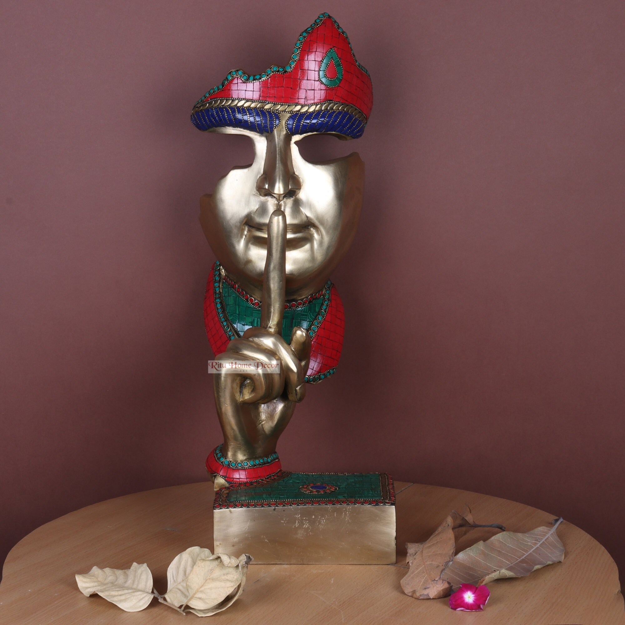 Brass Modern Thinking Man Sculpture Home and Office Table - Etsy