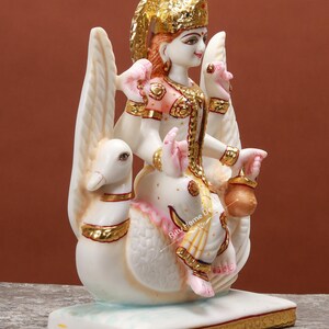 Goddess Brahmani Mata Idol - Brahmi Maa Statue - Hindu Mother Sapt ...