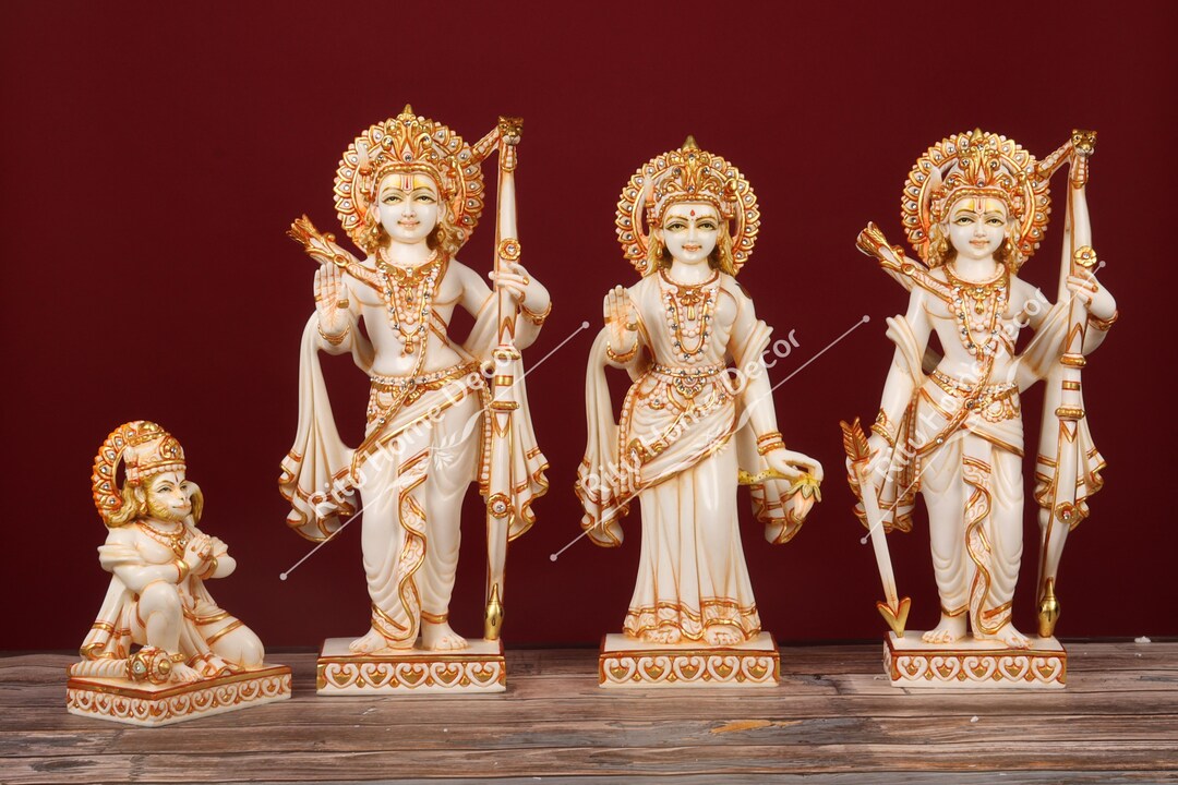 Lord Rama Darbar 15 Sculpture Bhagwan Ram Statues Ram Sita Lakshman ...