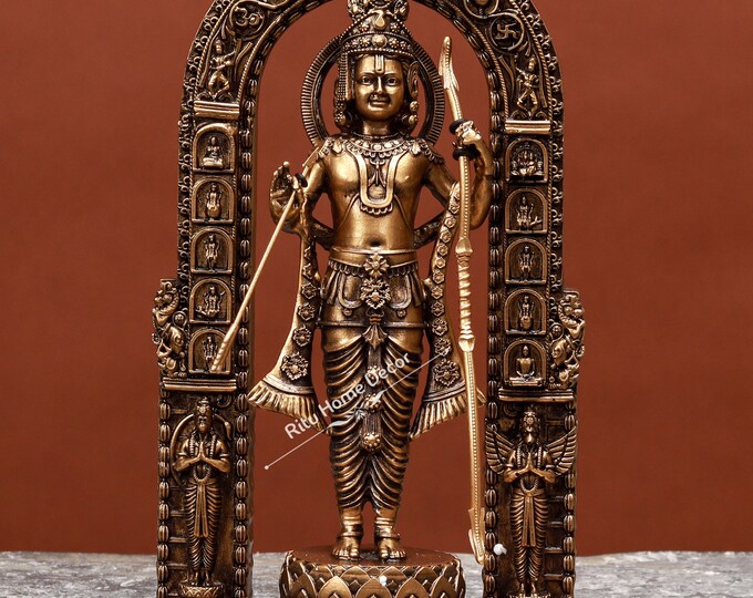 Lord Rama Darbar 9 Sculpture Bhagwan Ram Statues Ram Sita Lakshman ...