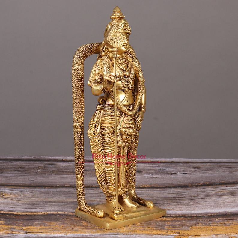 Brass Lord Kartikeya - Kumaraswamy Idol - Lord Murugan Karthikeya ...