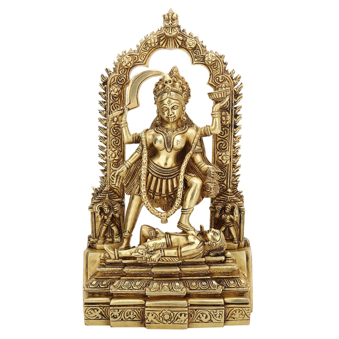 Maa Kali Brass Statue Maa Durga Deity Devi Jagdamba Statue | Etsy