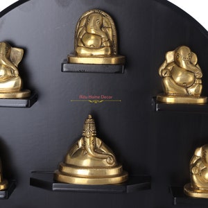 Ashtavinayaka Brass Statue, Eight Ganesh Idol, Elephant Head God ...