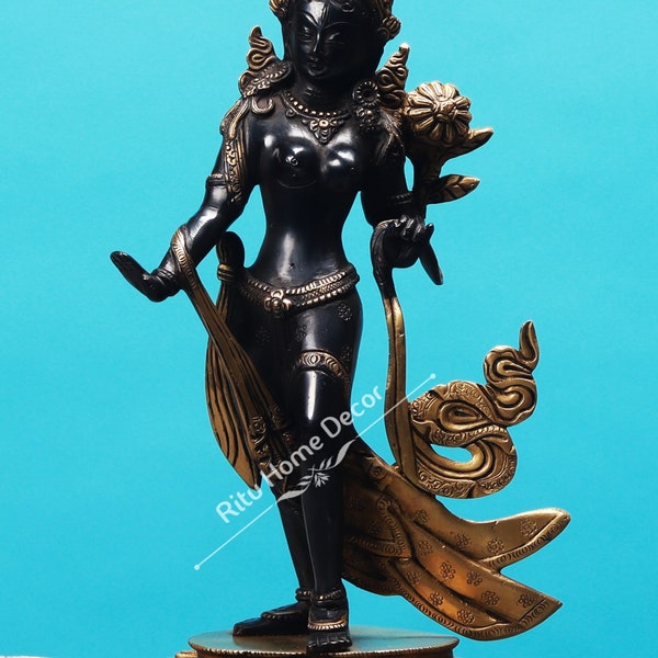 Bronze Standing Buddha Statue Etsy