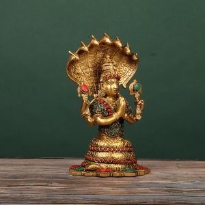 Brass Lord Patanjali Statue 8 Patanjali Large Sculpture Yoga Founder ...
