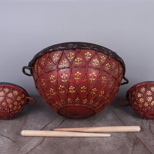 Nangada With Hand Painting - 3 Pc Set for Home Decor - Temple Decor ...