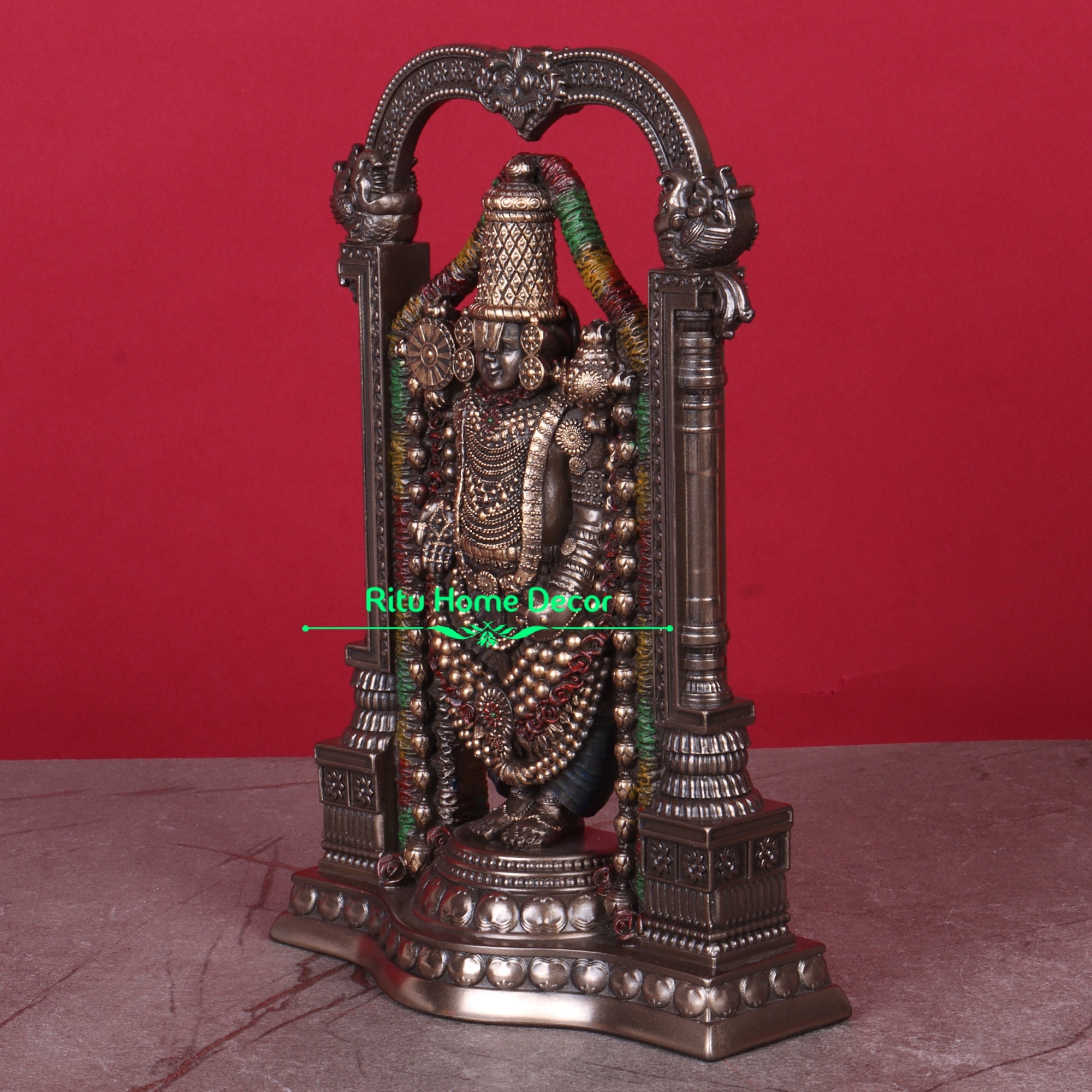 Tirupati Balaji Idol Lord Vishnu Form of Vishnu Venkata - Etsy