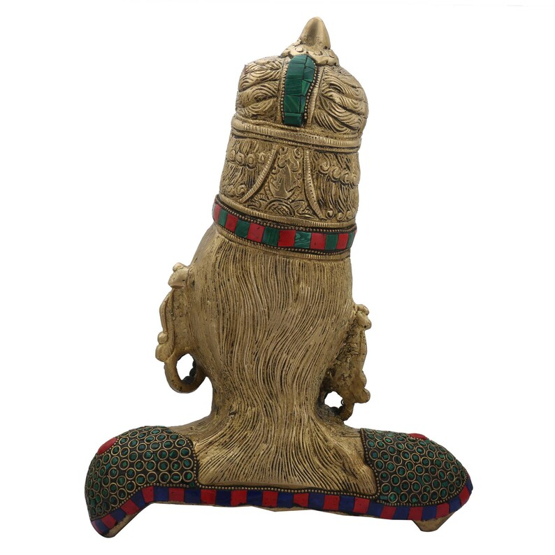 Brass Goddess Parvati Statue Maa Gauri Head Bust Ma Shakti - Etsy