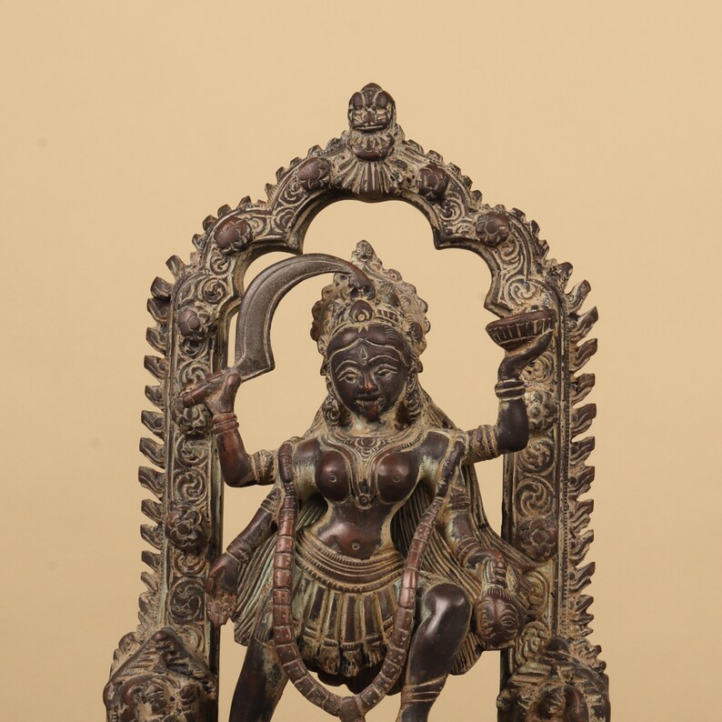 Maa Kali Brass Statue Maa Durga Deity Devi Jagdamba Statue - Etsy