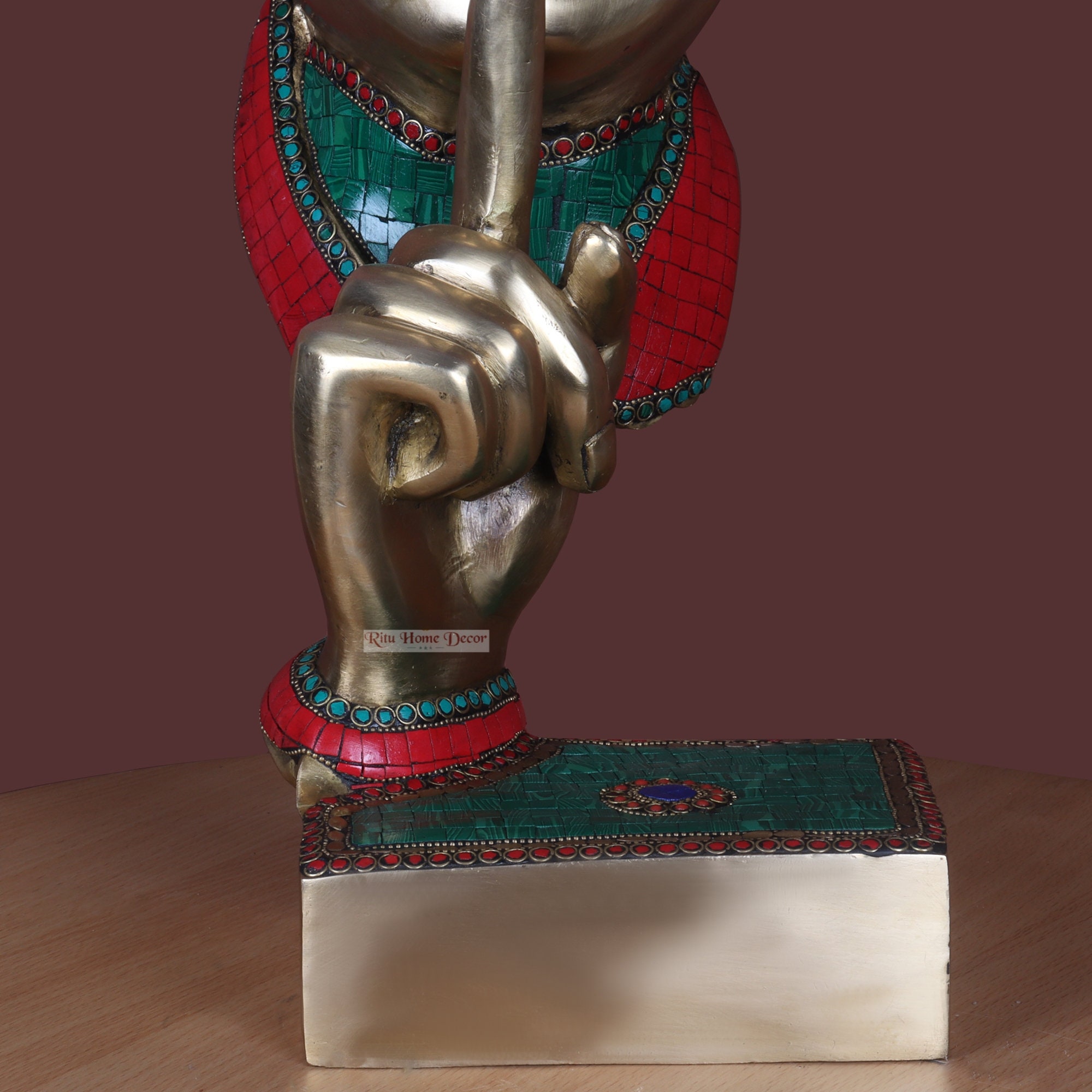 Brass Modern Thinking Man Sculpture Home and Office Table - Etsy